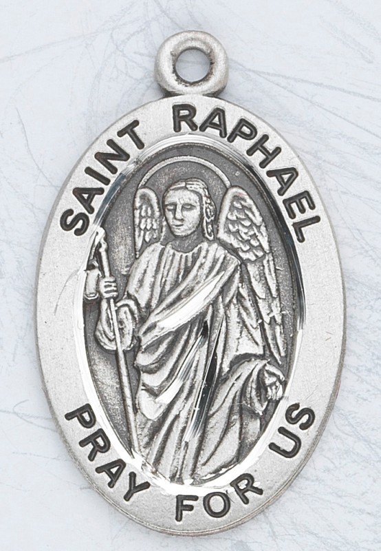 Sacco Company > R Saint Names > ST RAPHAEL PATRON SAINT MEDAL