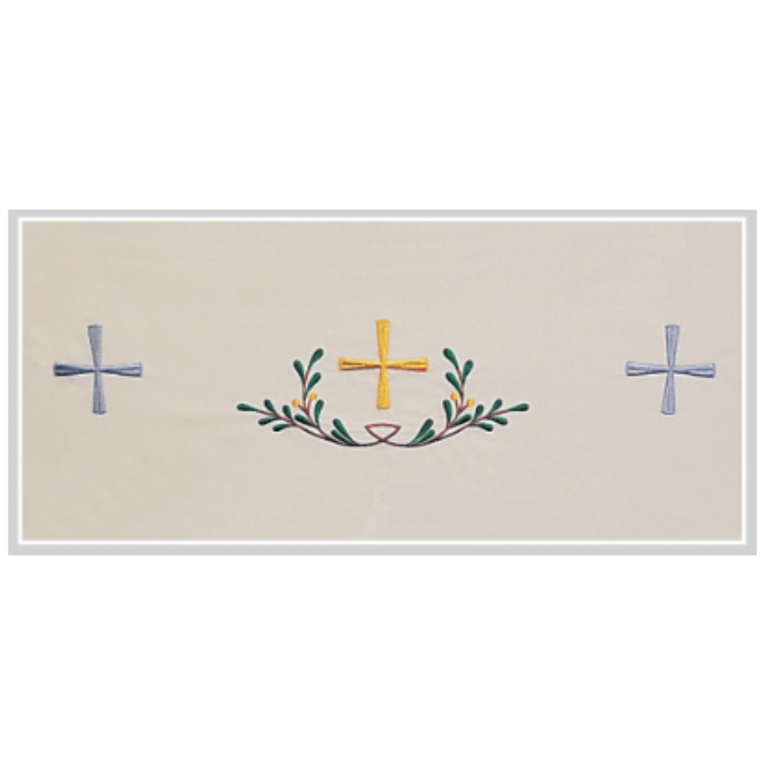 Sacco Company > Altar Linens & Cloths > CROSS & OLIVE BRANCH ...
